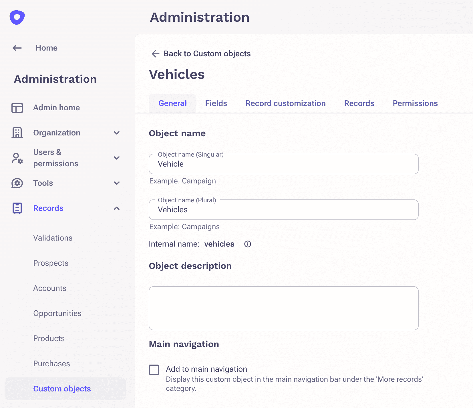 Custom Objects Via API - Development Portal | Outreach