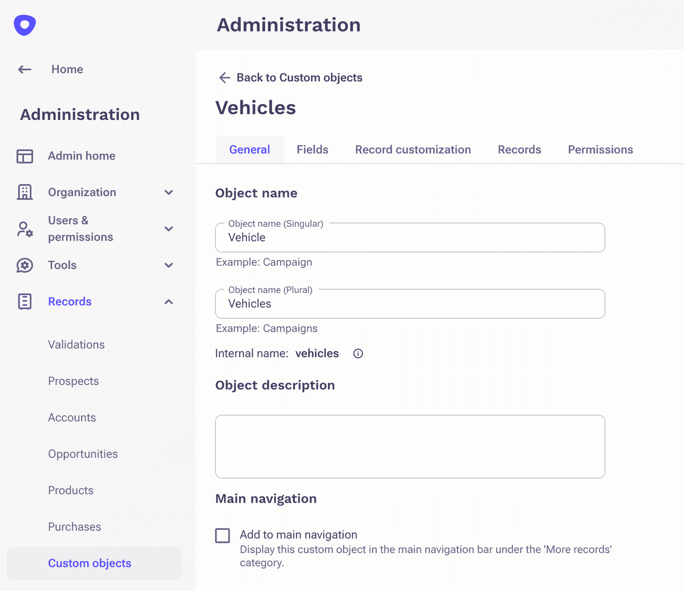 Custom Objects Via API - Development Portal | Outreach