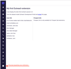 Web widget extensions - Development Portal | Outreach